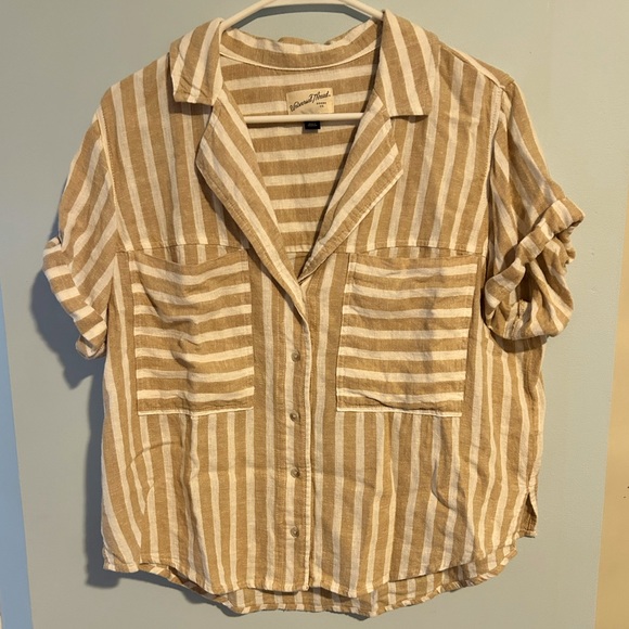 Universal Thread | Tops | Universal Thread Button Linen Shirt | Poshmark